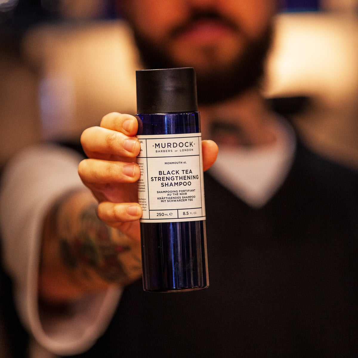 Black Tea Strengthening Shampoo 250ml – Murdock London